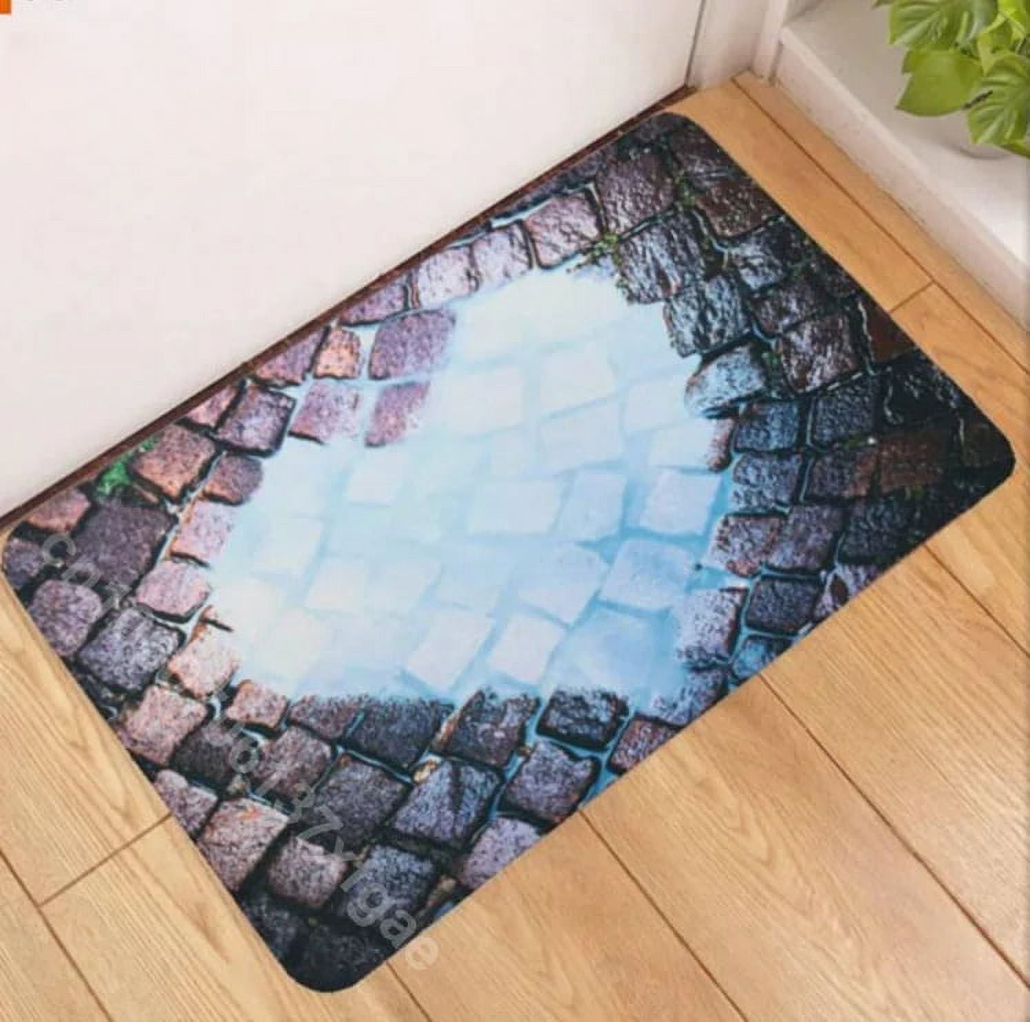Large Carpet Funny 3D Traps Mat Front Door Rug Anti-Slip Indoor Outdoor ...