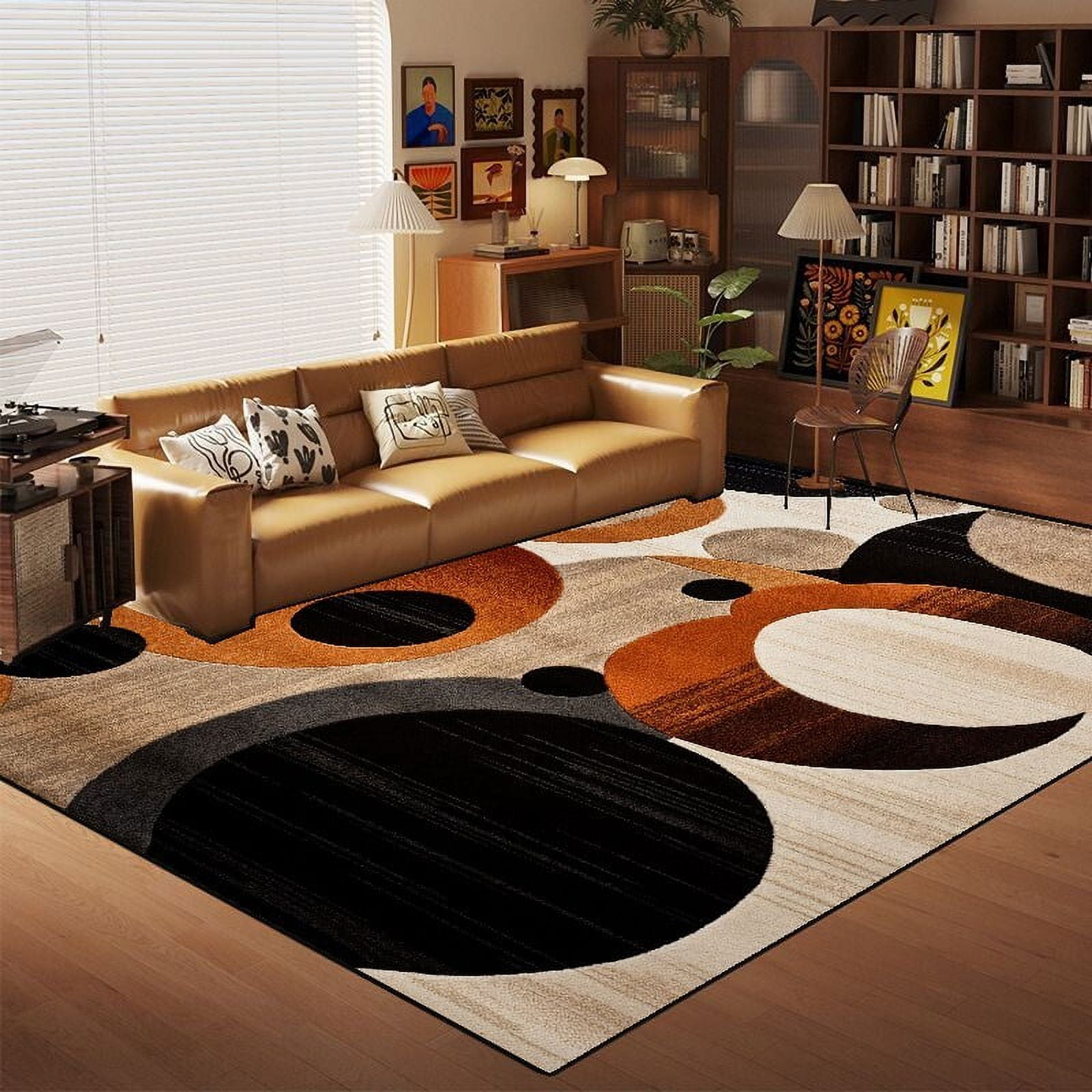 Large Carpet Geometry carpet for living room Retro ration Floor Mat ...