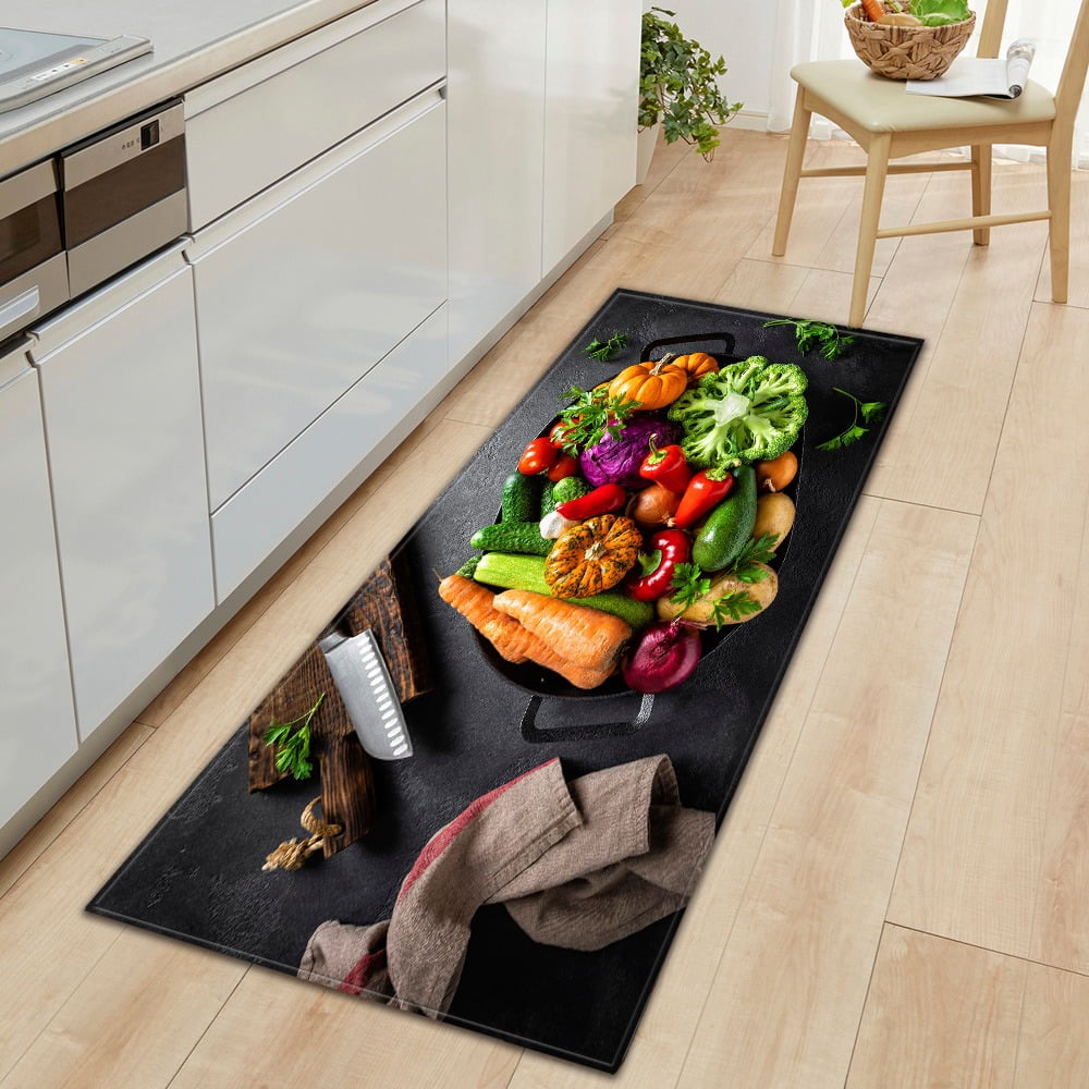 Large Carpet Kitchen spice seasr Fruit vegetable pattern carpet bedroom ...