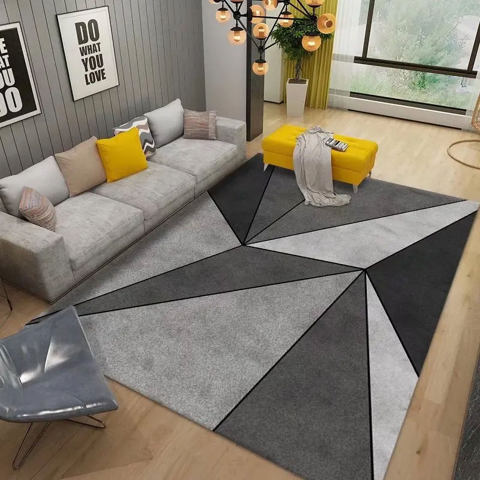Large Carpet Living Room Geometric Carpets Rooms Large Area Rug Home ...