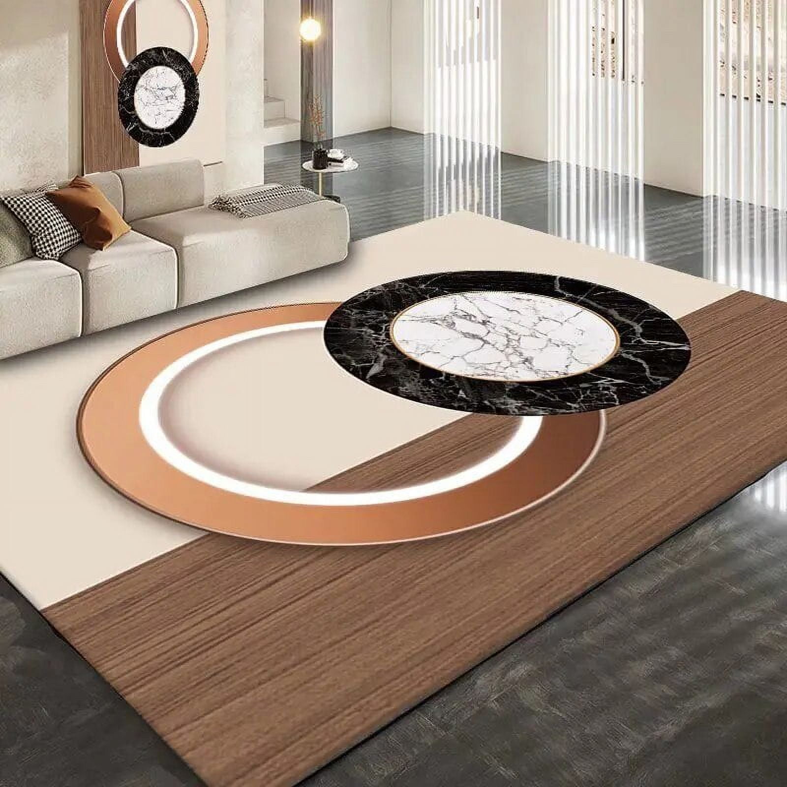 Large Carpet Luxury 3D Living Room Rugs Home ration Coffee Tables Floor ...