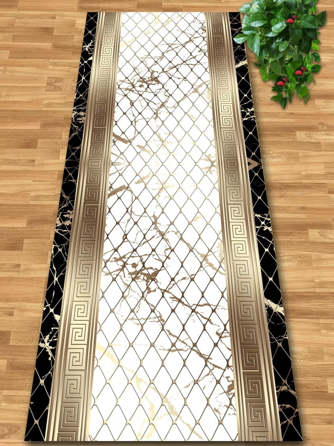 Large Carpet Luxury Lobby Long Corridor Carpet Living Room Gold Hall ...