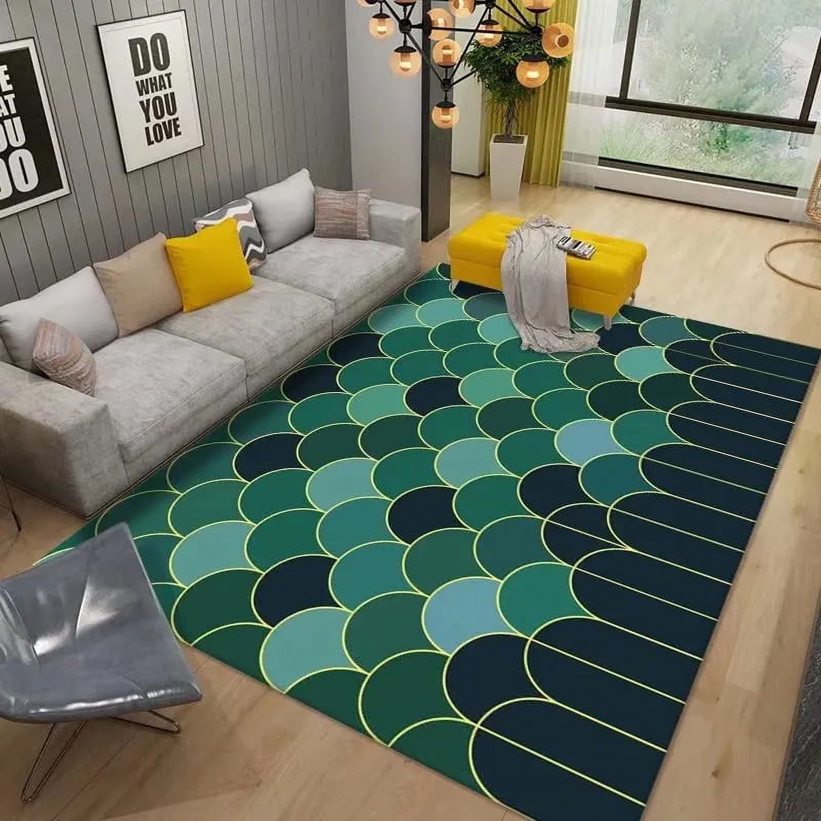 Large Carpet Luxury Modern Geometric Living Room Carpets Home ration ...