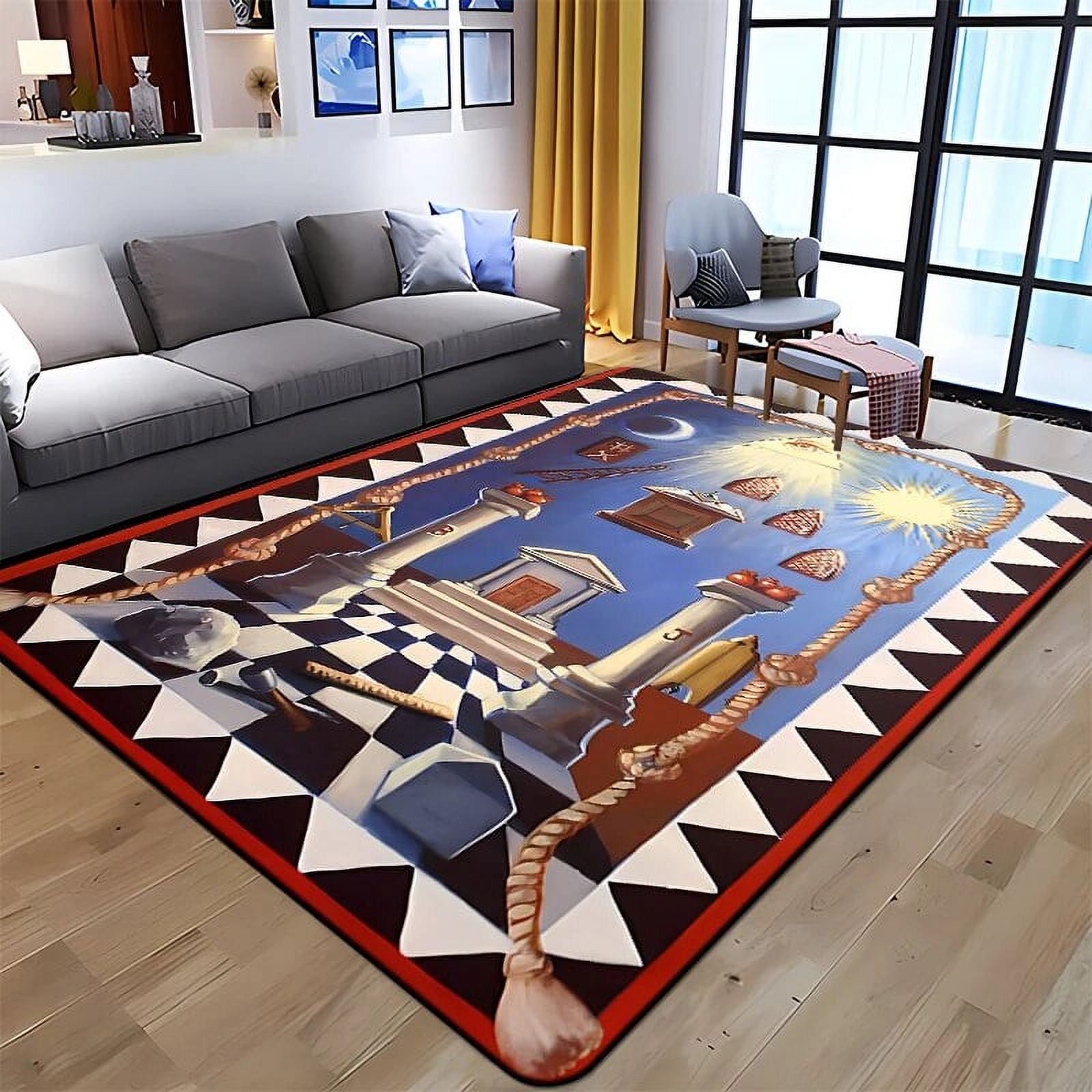 Large Carpet Ma Illuminati Printed Pattern Rug Play Crawl Floor Mats ...
