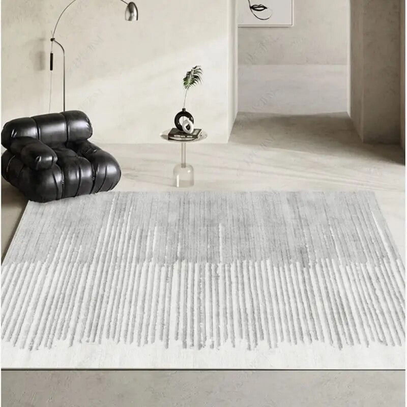 Large Carpet Modern Grey Fluffy Large Carpets for Living Room Washable ...