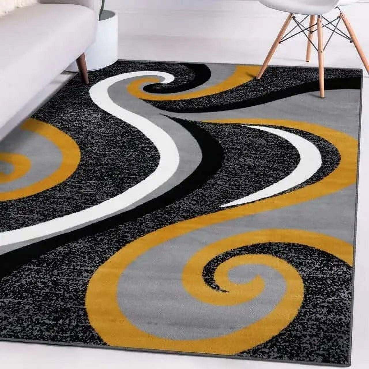 Large Carpet Modern Swirl Design Carpet for Living Room Luxury Home r ...