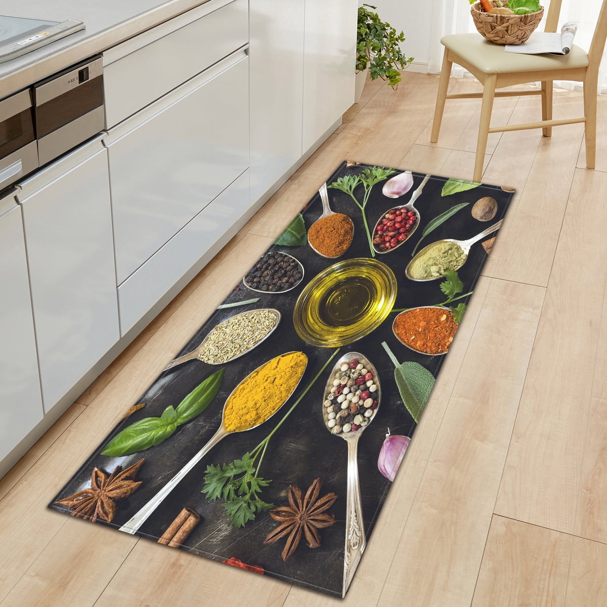 Large Carpet Modern kitchen spice seasr vegetable decoration carpet ...