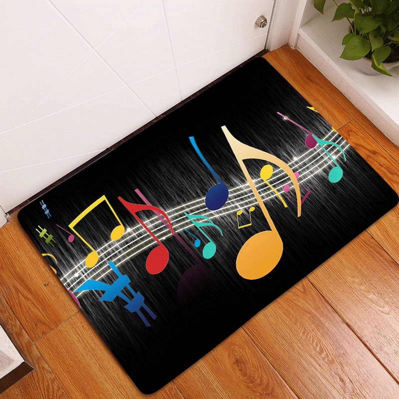 Large Carpet Music notes floor mats colored non slip door areas carpets ...