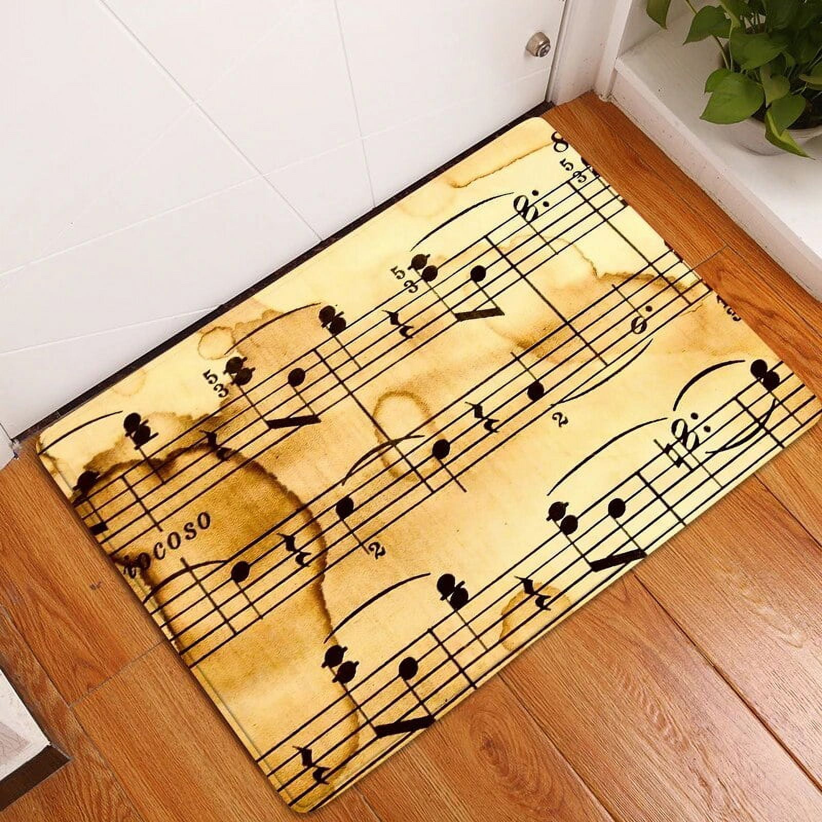 Large Carpet Music notes floor mats colored non slip door areas carpets ...