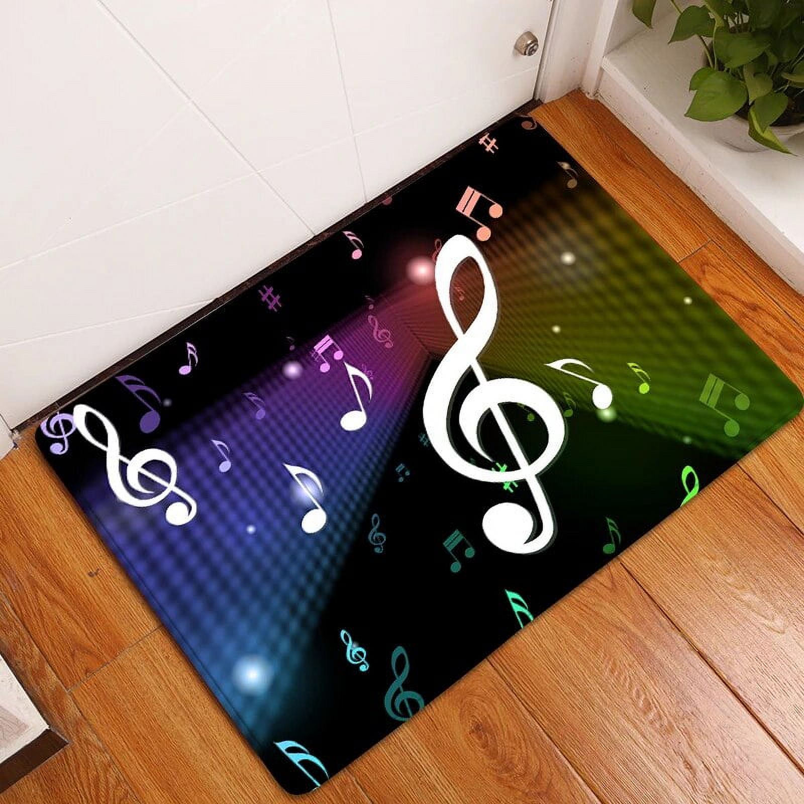 Large Carpet Music notes floor mats colored non slip door areas carpets ...