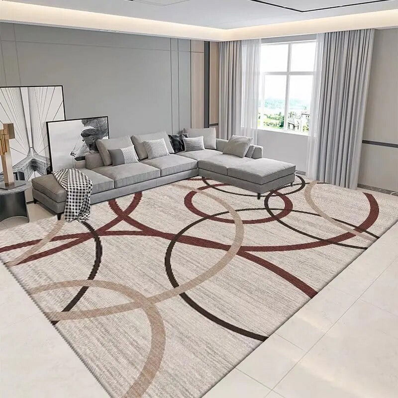 Large Carpet Nordic Style Printing Carpets for Living Room Non-slip ...