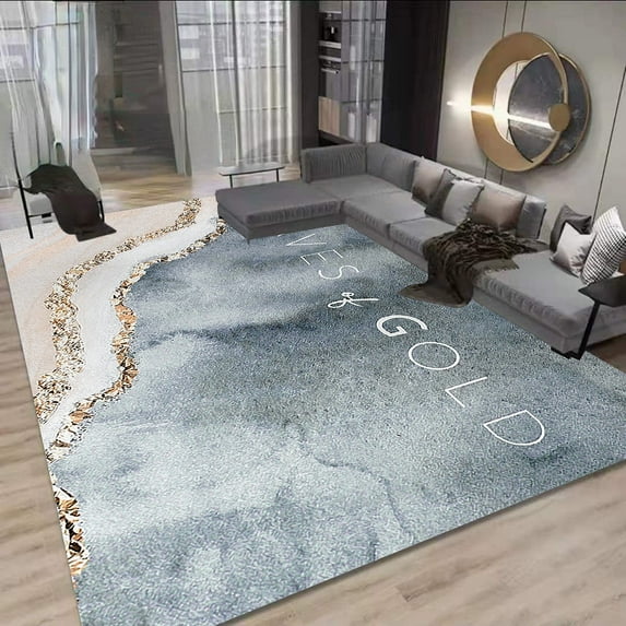 Large Carpet Nordic geometric luxury carpet for living room ration sofa ...