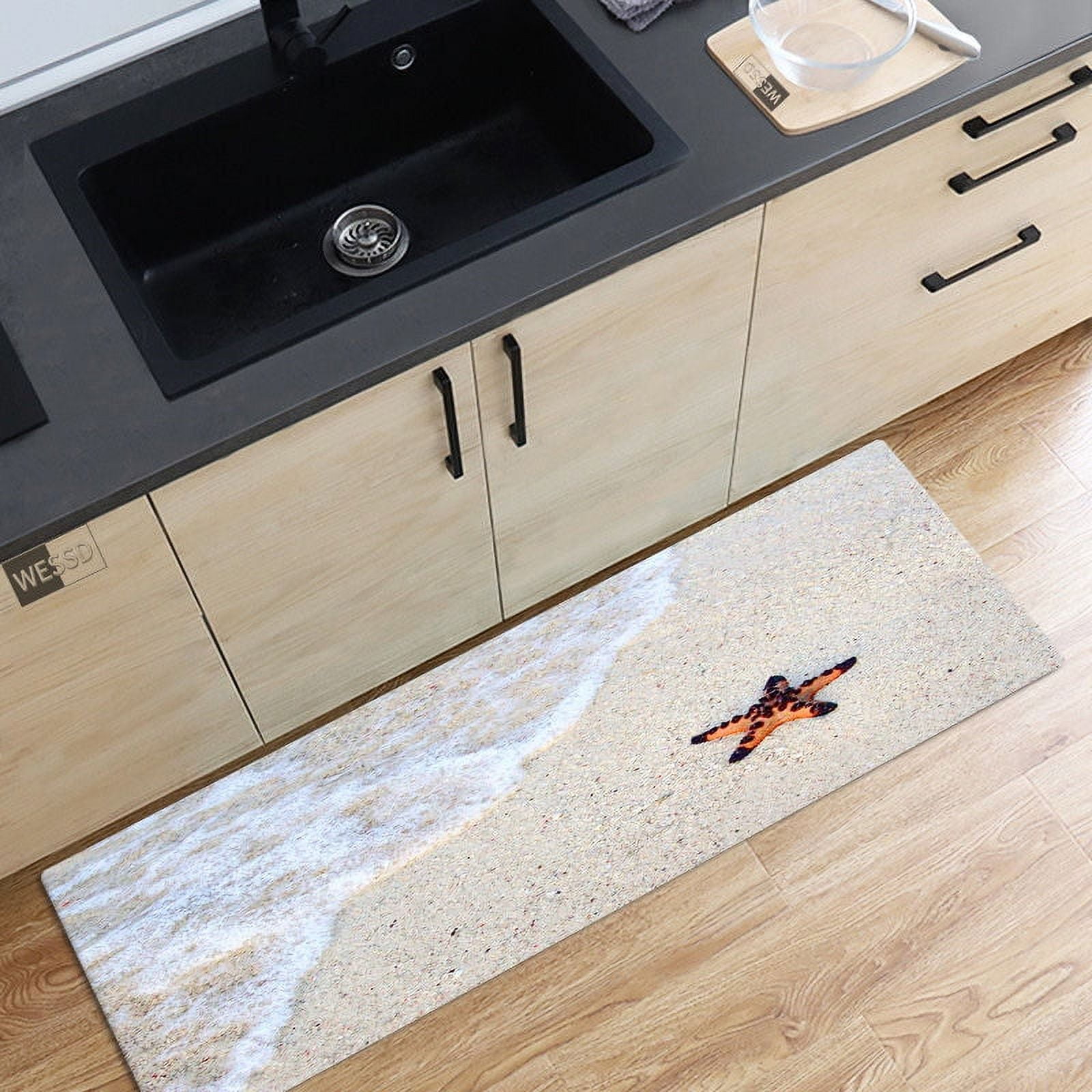Large Carpet Ocean Waves Beach Running Carpet Kitchen 3D Corridor ...