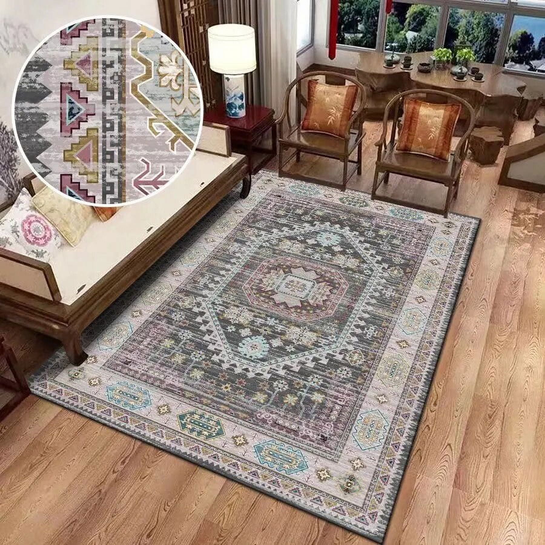Large Carpet Retro Bohemian Carpets for Living Room ration Oriental Rug ...