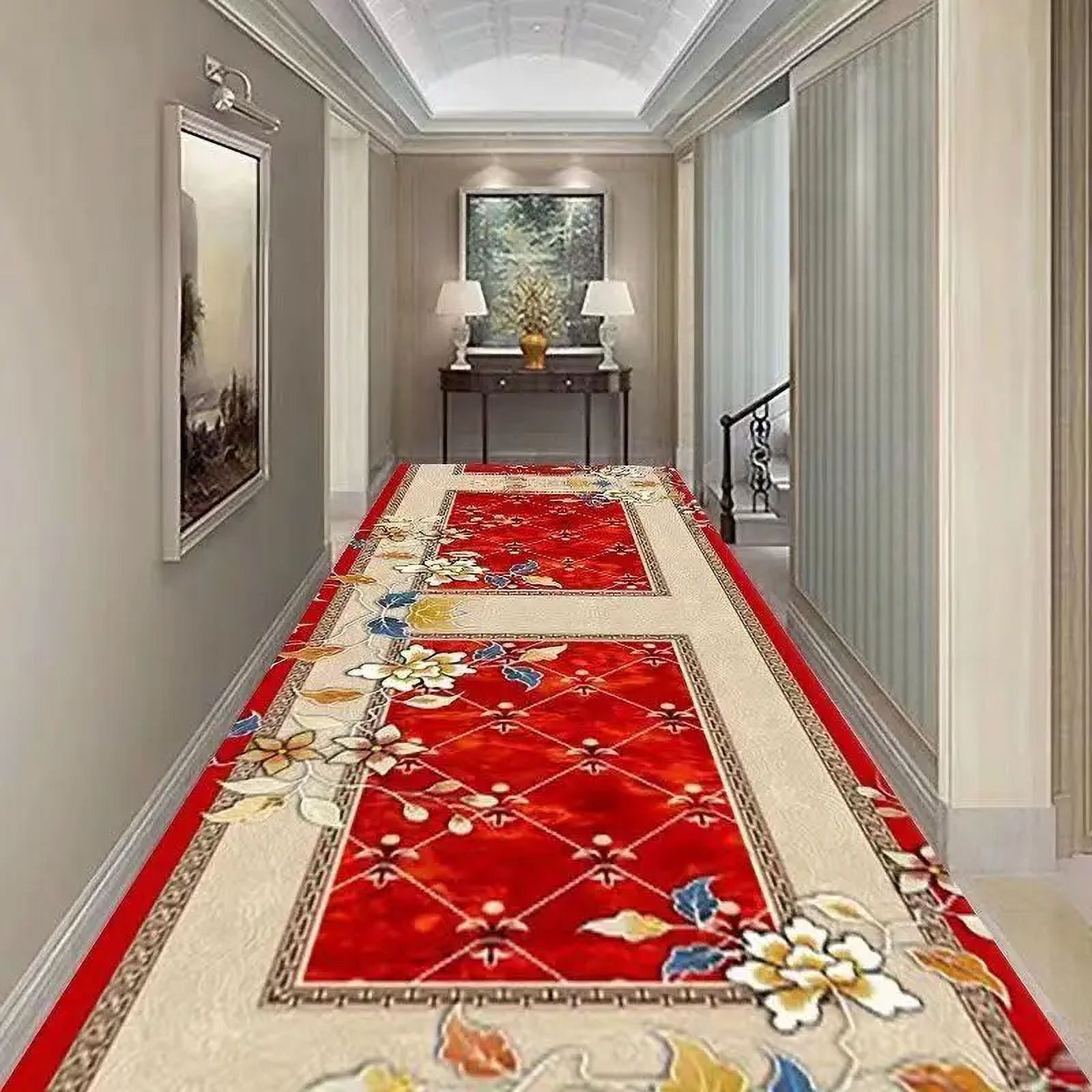 Large Carpet Retro Long Corridor Carpet Runners Aesthetic Luxury Hotel ...