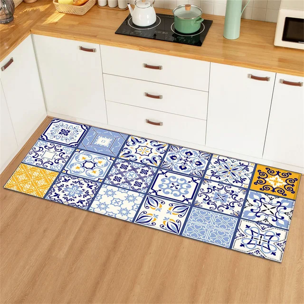 Large Carpet Retro Posmian style geometric decorative carpet bedroom ...