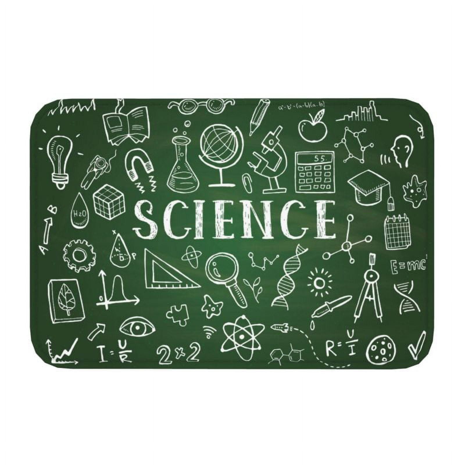 Large Carpet Science Chemistry Experiment Carpet Anti-Slip Bathroom ...