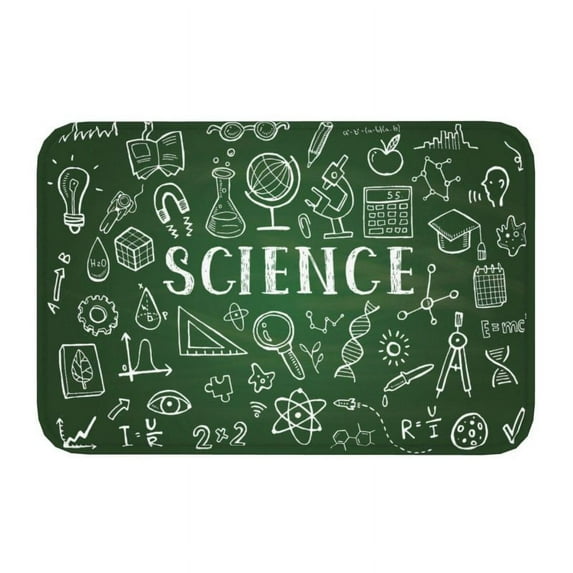 Large Carpet Science Chemistry Experiment Carpet Anti-Slip Bathroom ...
