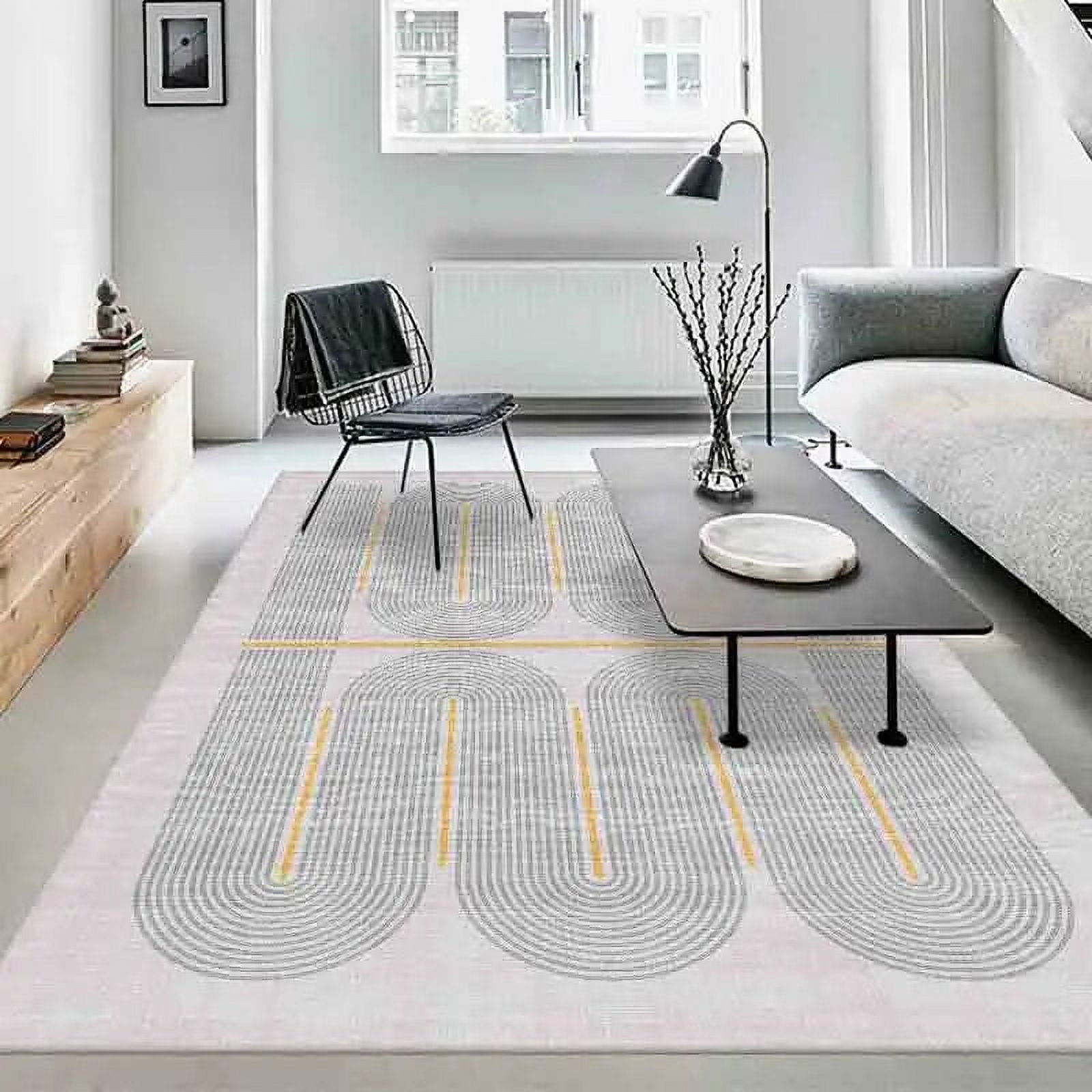 Large Carpet Simple Lines Light Luxury Carpets for Home Living Room ...