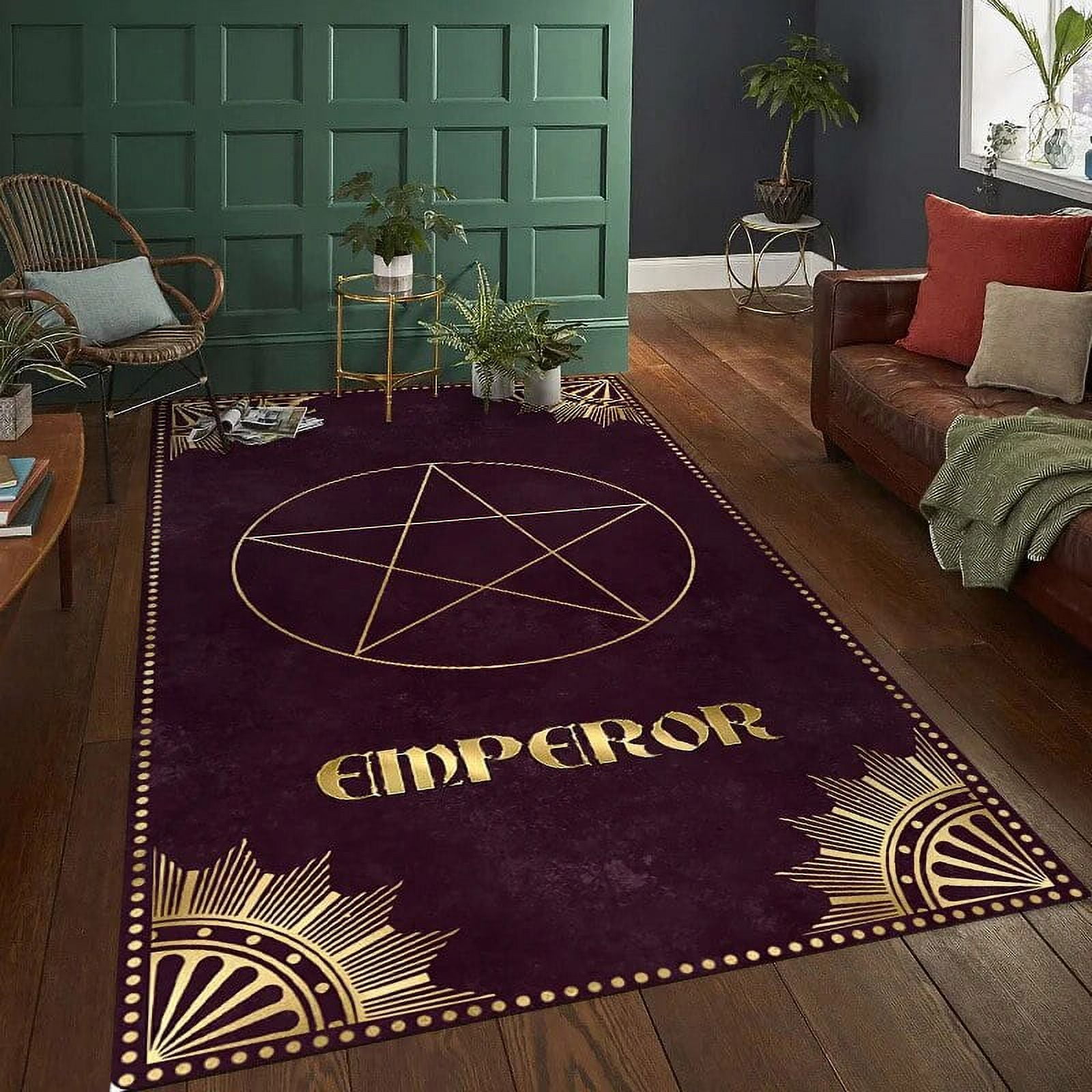 Large Carpet Tarot Card Sun and Moon Witch Gothic Rugs for Bedroom ...