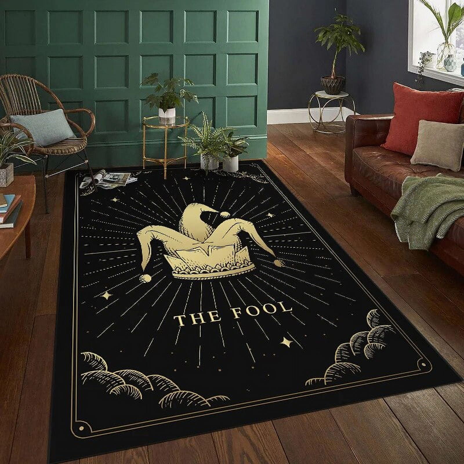 Large Carpet Tarot Card Sun and Moon Witch Gothic Rugs for Bedroom ...