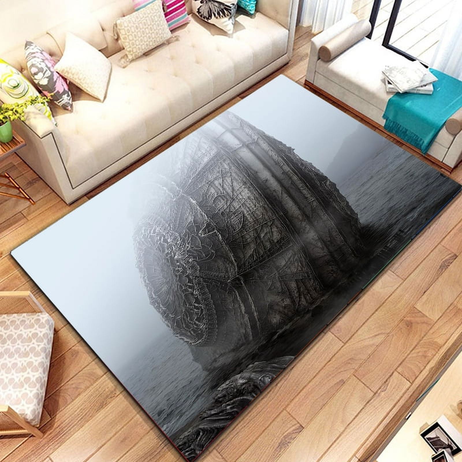 Large Carpet UFO Alien Carpet Mystery Science Fiction Theme Rugs for ...
