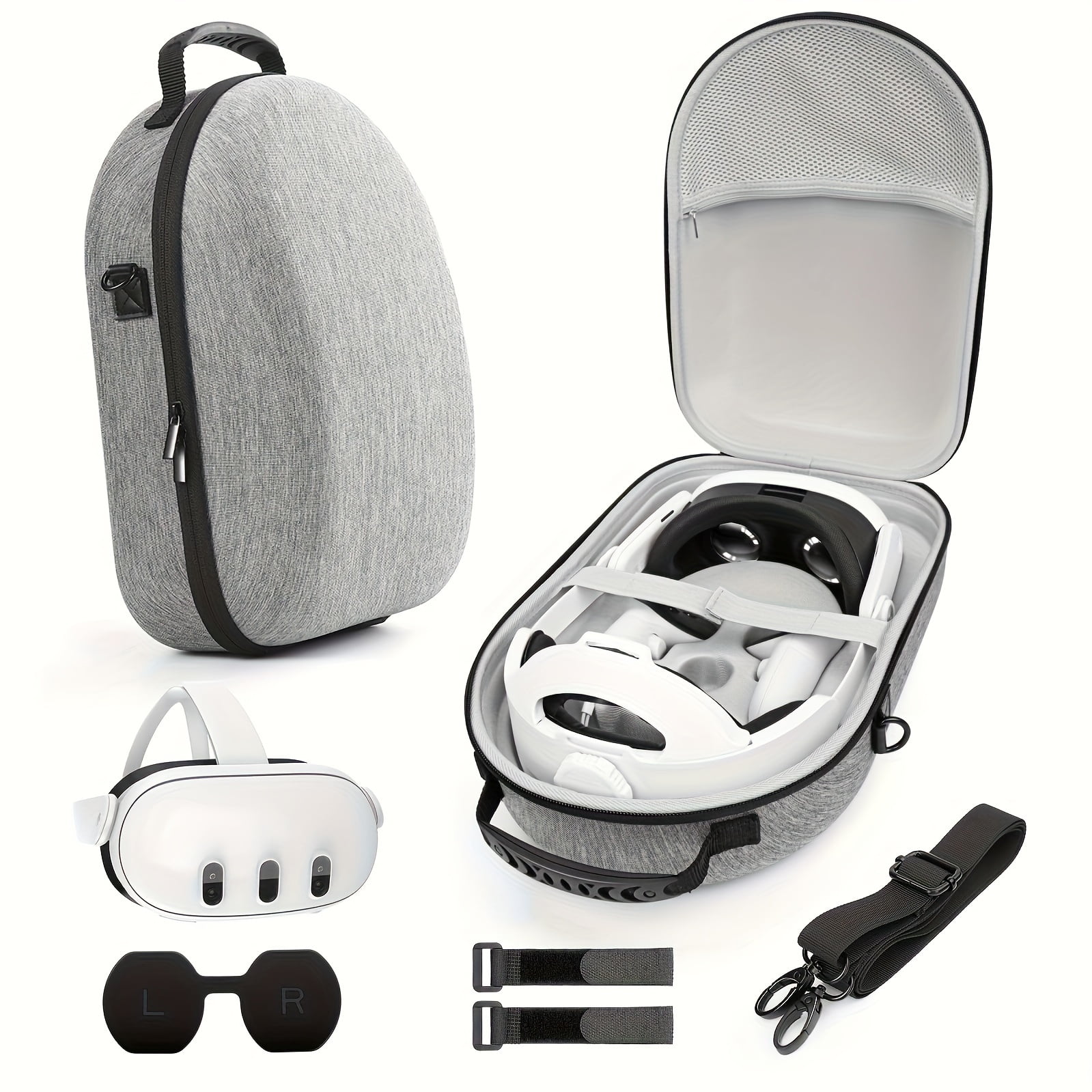 Large Carrying Case for Meta/Oculus Quest 3 Accessories Large Hard ...
