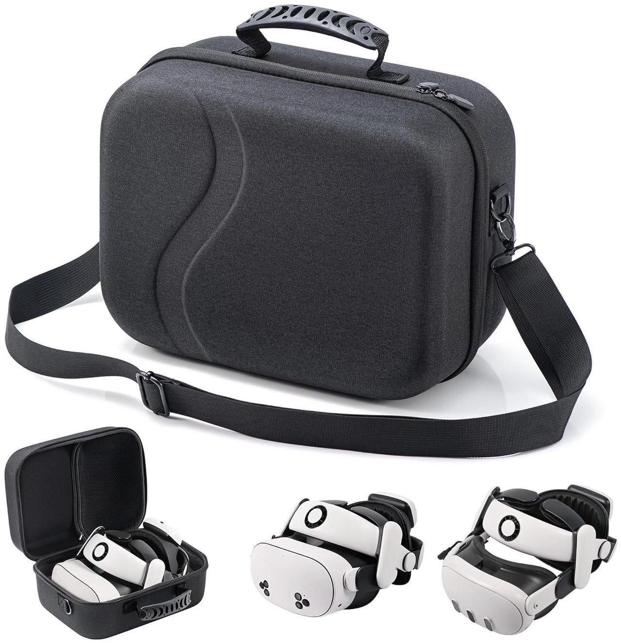 Large Carrying Case for Meta Quest 3S / Quest 3, Hard Travel Case ...