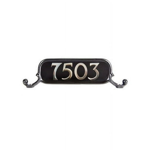 Large Cast Aluminum Number Plate Mailbox Topper by Imperial Mailbox ...