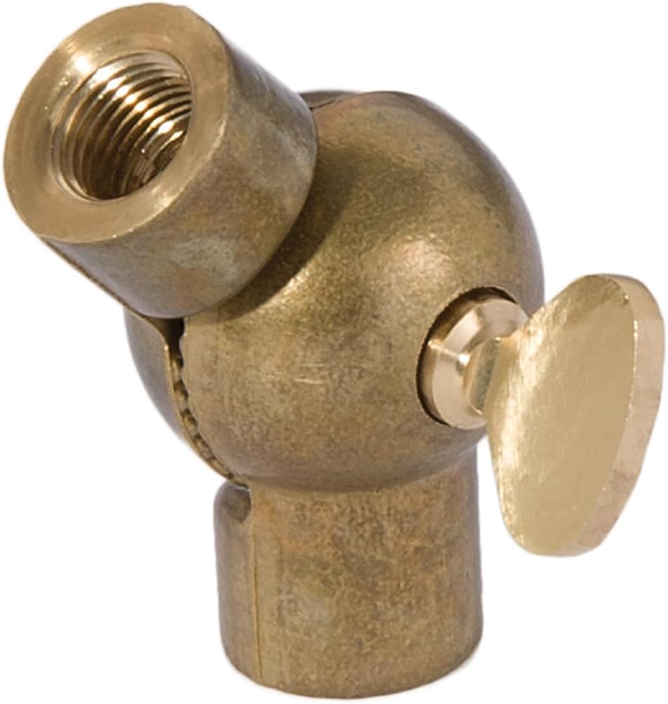 Large Cast Brass Swivel with Butterfly Knob - Walmart.com