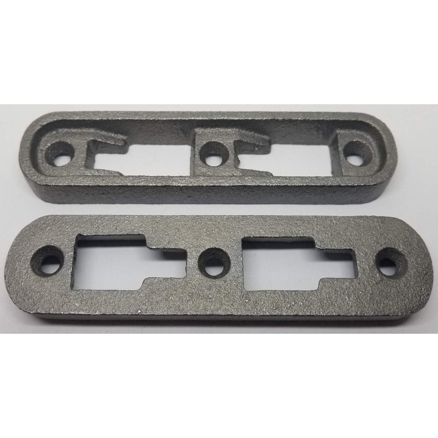 LARGE Cast Iron Bed Rail Fastener Set (kit) - 4 frame hooks Post ...