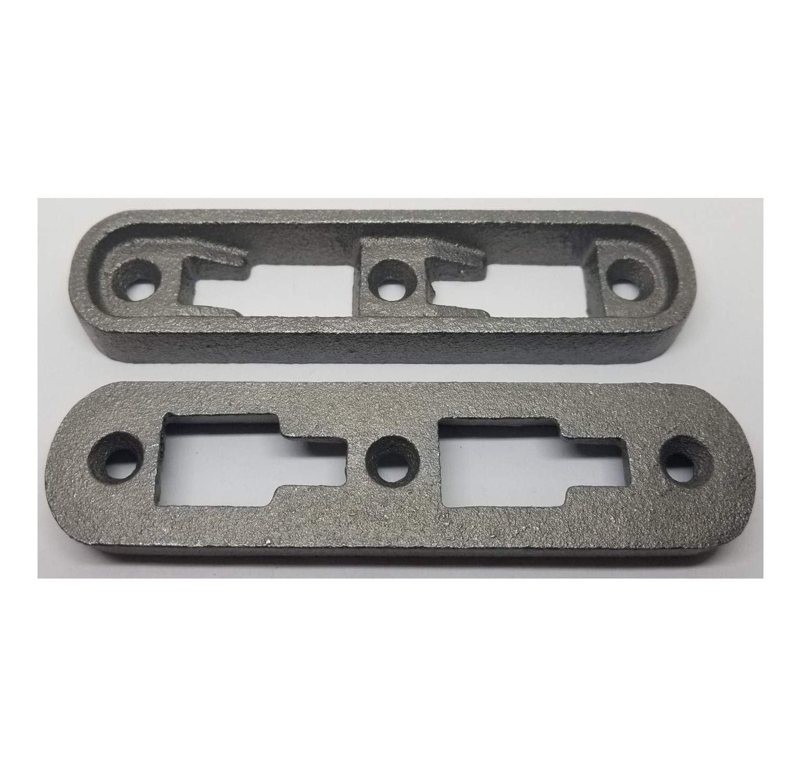 Large Cast Iron Bed Rail Fastener Set (kit) - 4 Frame Post Anchors ...