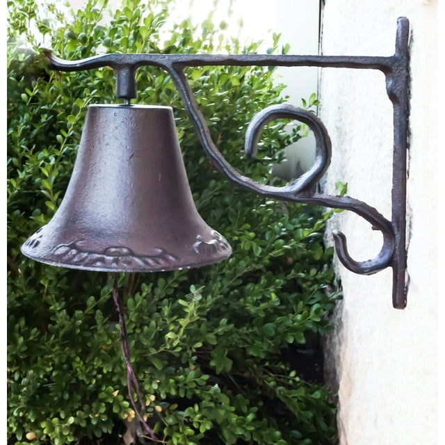 Large Cast Iron Rustic Western Traditional Door Wall Dinner Yard Farm ...