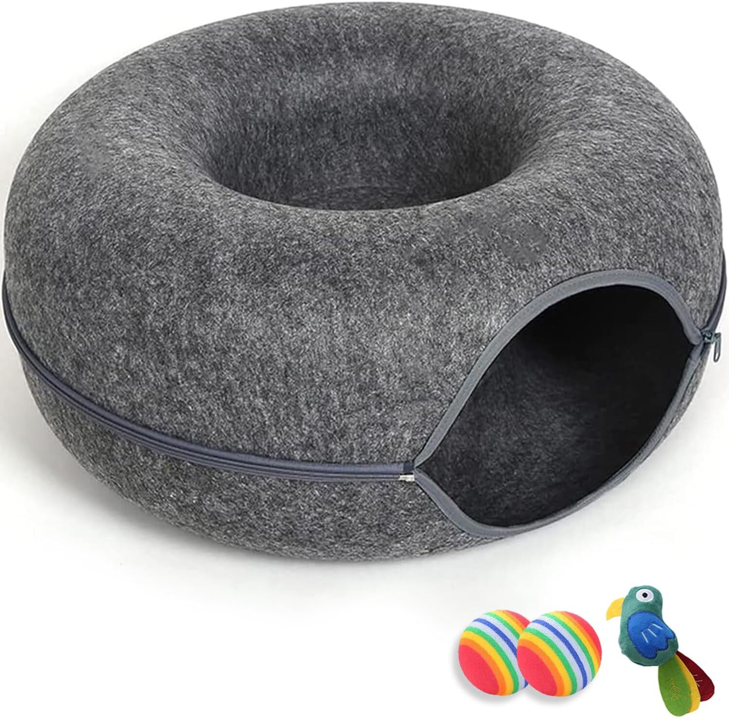 OHHSUN Cat Bed Honey Pot Cat Bed for Indoor - Comfortable Memory Foam ...