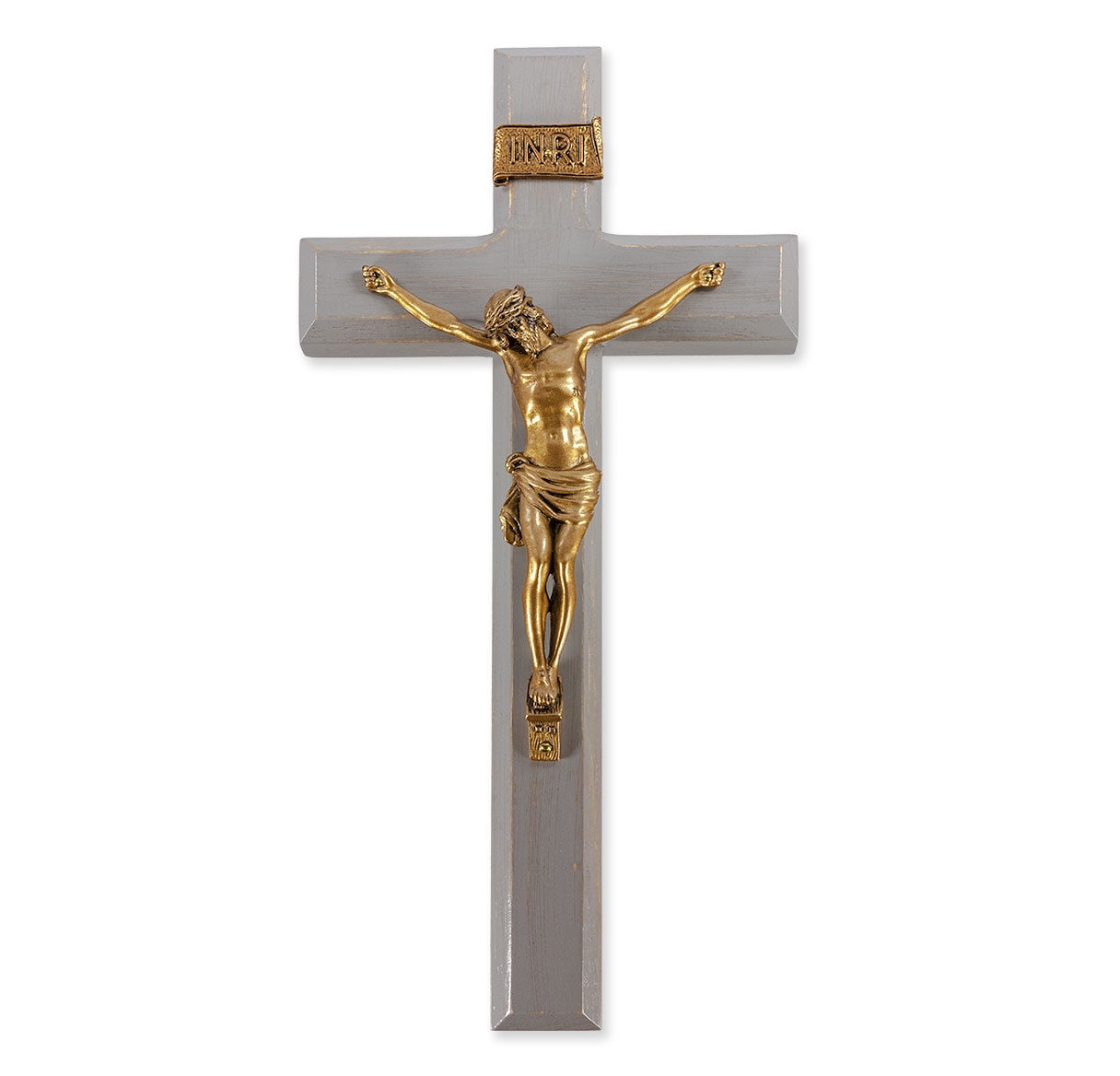 Large Catholic Camtry Gray Wood Wall Crucifix, 11", for Home, Office, Over Door - Walmart.com