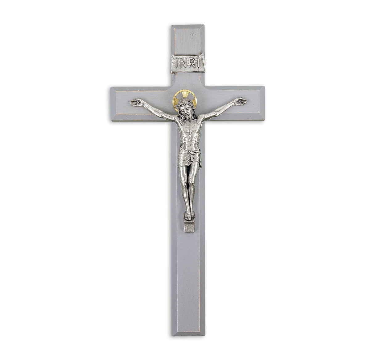 Large Catholic Camtry Gray Wood Wall Crucifix, 11", for Home, Office ...