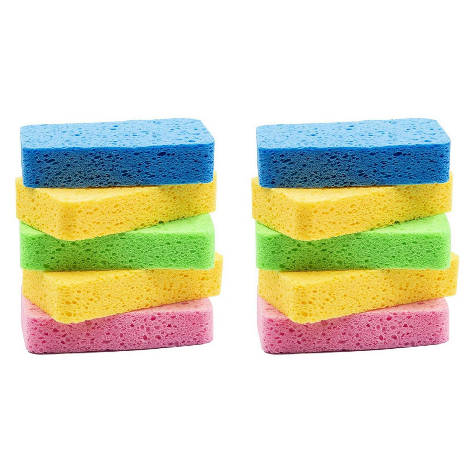 Large Cellulose Sponges,Kitchen Sponges for Dish, Duty Scrub Sponges ...