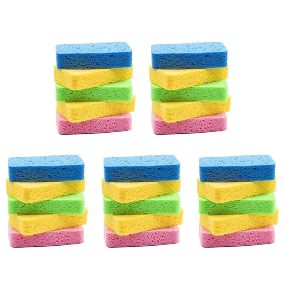 Large Cellulose Sponges,Kitchen Sponges for Dish, Duty Scrub Sponges ...