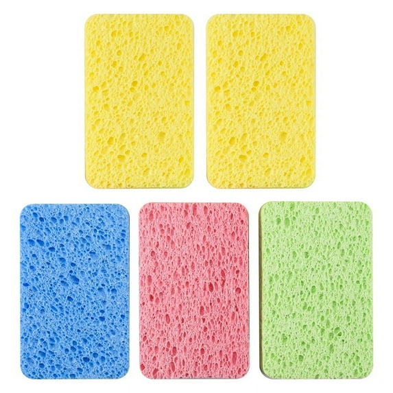 Large Cellulose Sponges,Kitchen Sponges for Dish, Duty Scrub Sponges ...