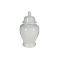 Large Ceramic Ginger Jar, White - Walmart.com