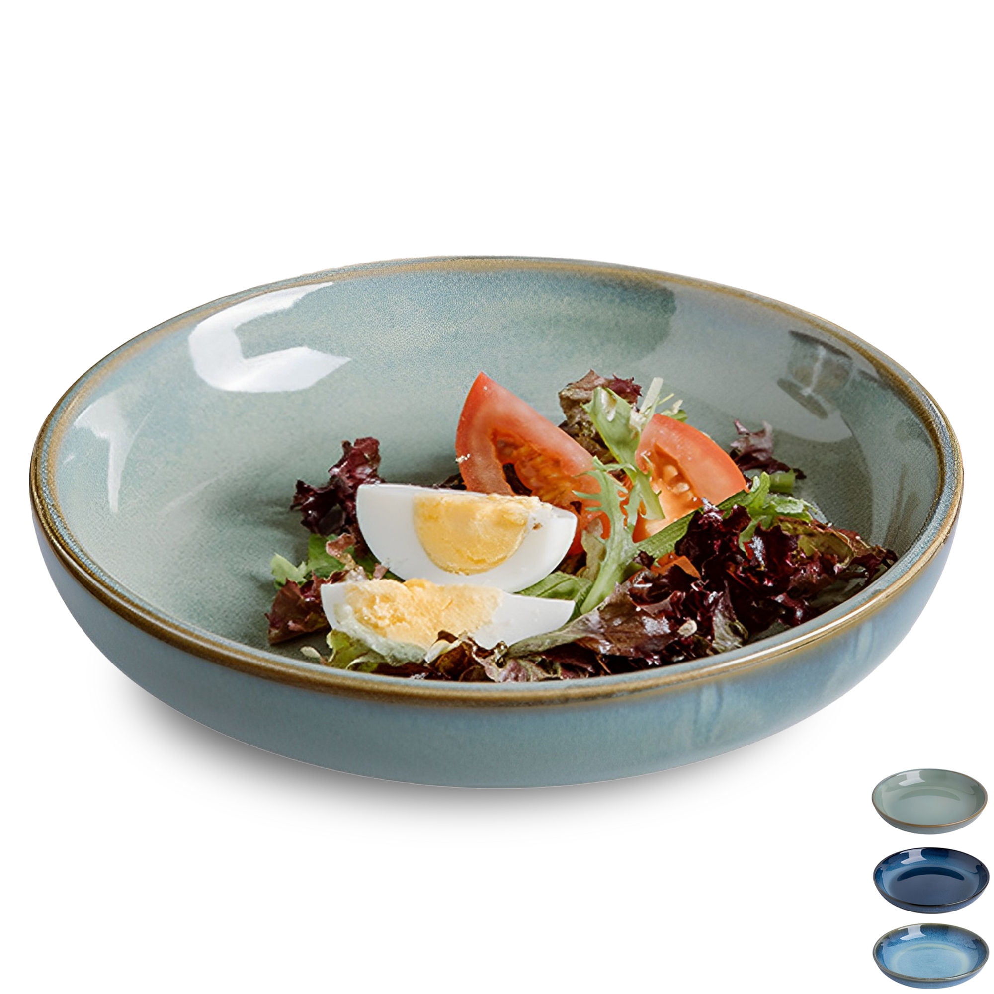 Large Ceramic Salad Bowl, Pasta Bowl 1 Pack, Salad Plate For Dinner ...