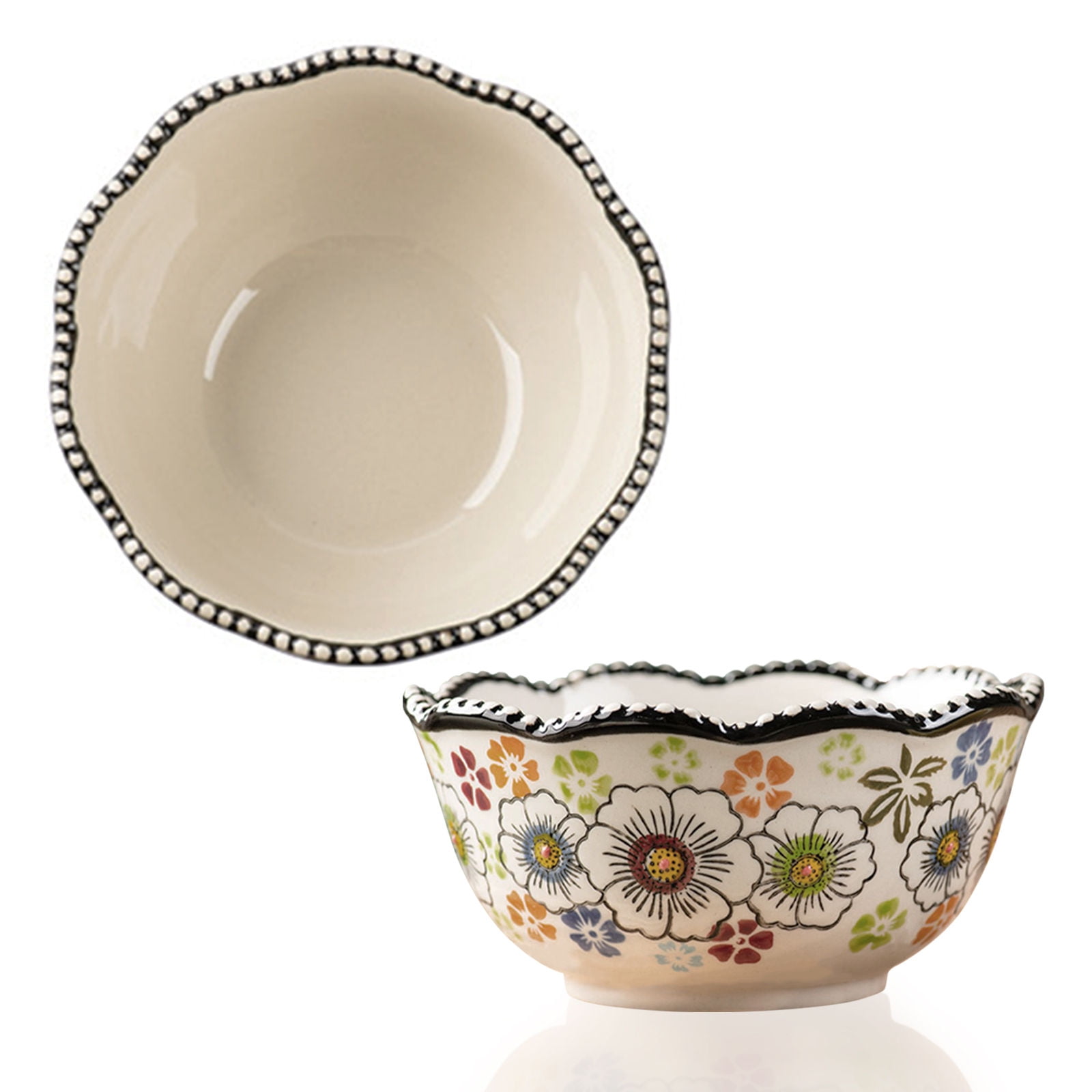 Large Cereal Bowls Set, Soup Bowls Microwave Safe, Rice Bowls ...