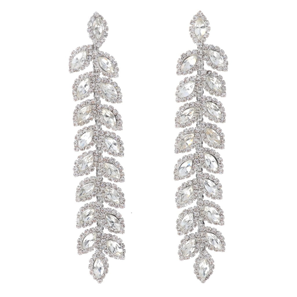 Large Chandelier Rhinestone Earring - Walmart.com