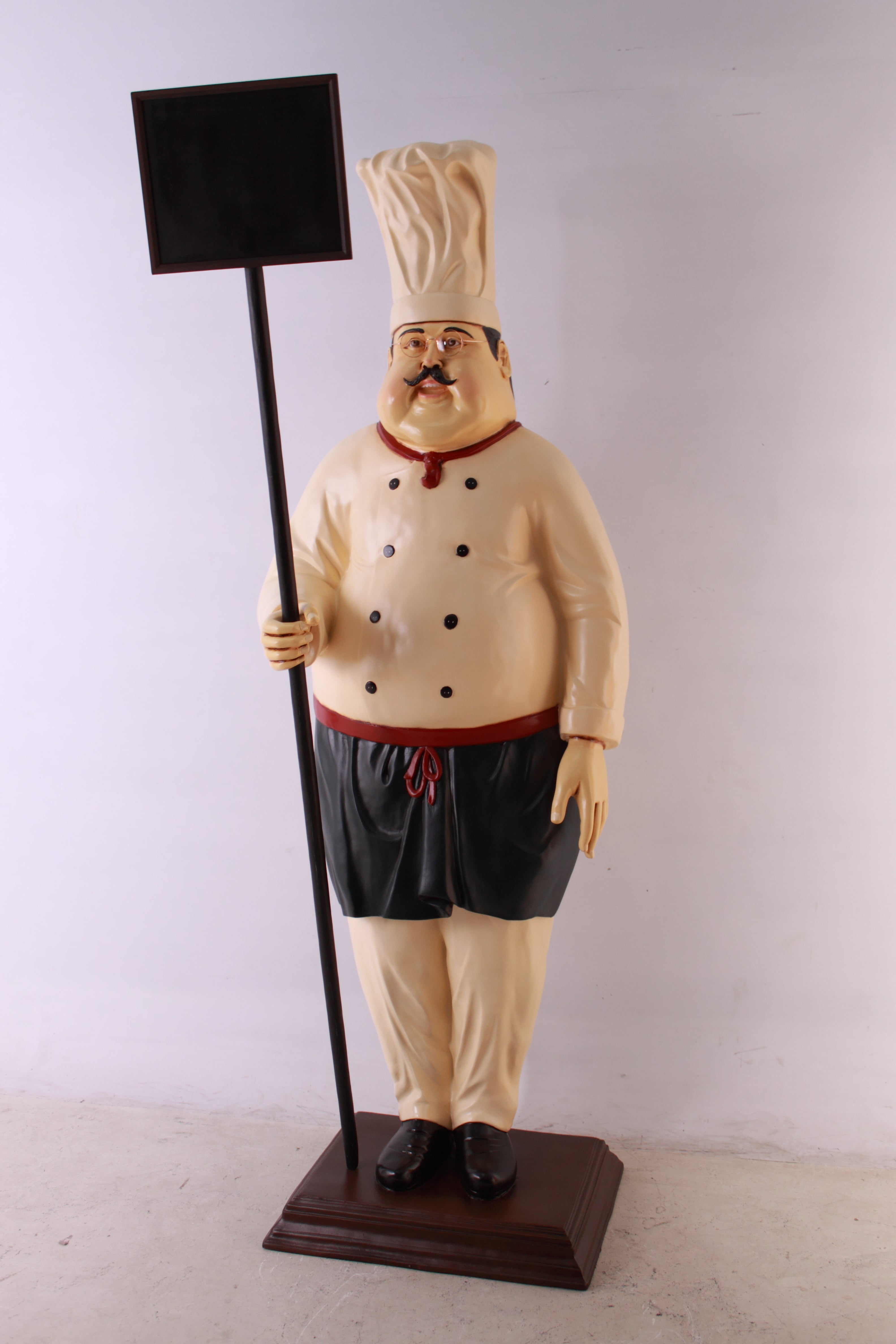 Large Chef with Chalkboard Statue Restaurant Kitchen Decor - Walmart.com
