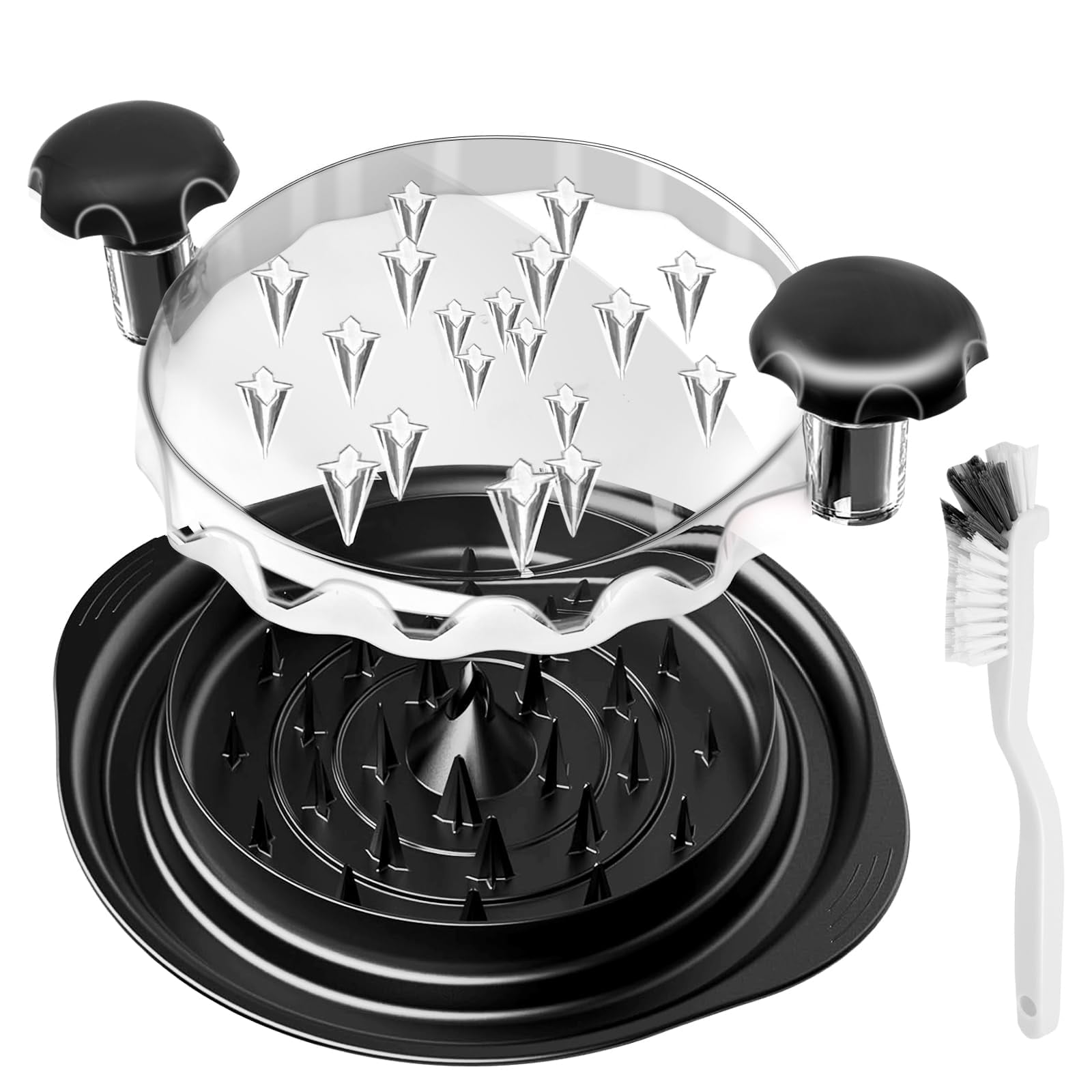 Large Chicken Chopper Twist Chopper with Brush - Easy Twist Chopper for ...