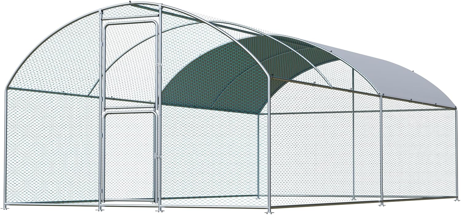 Large Chicken Coop, Chicken Coops for 20 Chickens, Chicken Runs for ...
