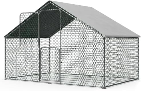 Large Chicken Coop Walk in Chicken Run House, Chicken Pens Cage Outdoor ...