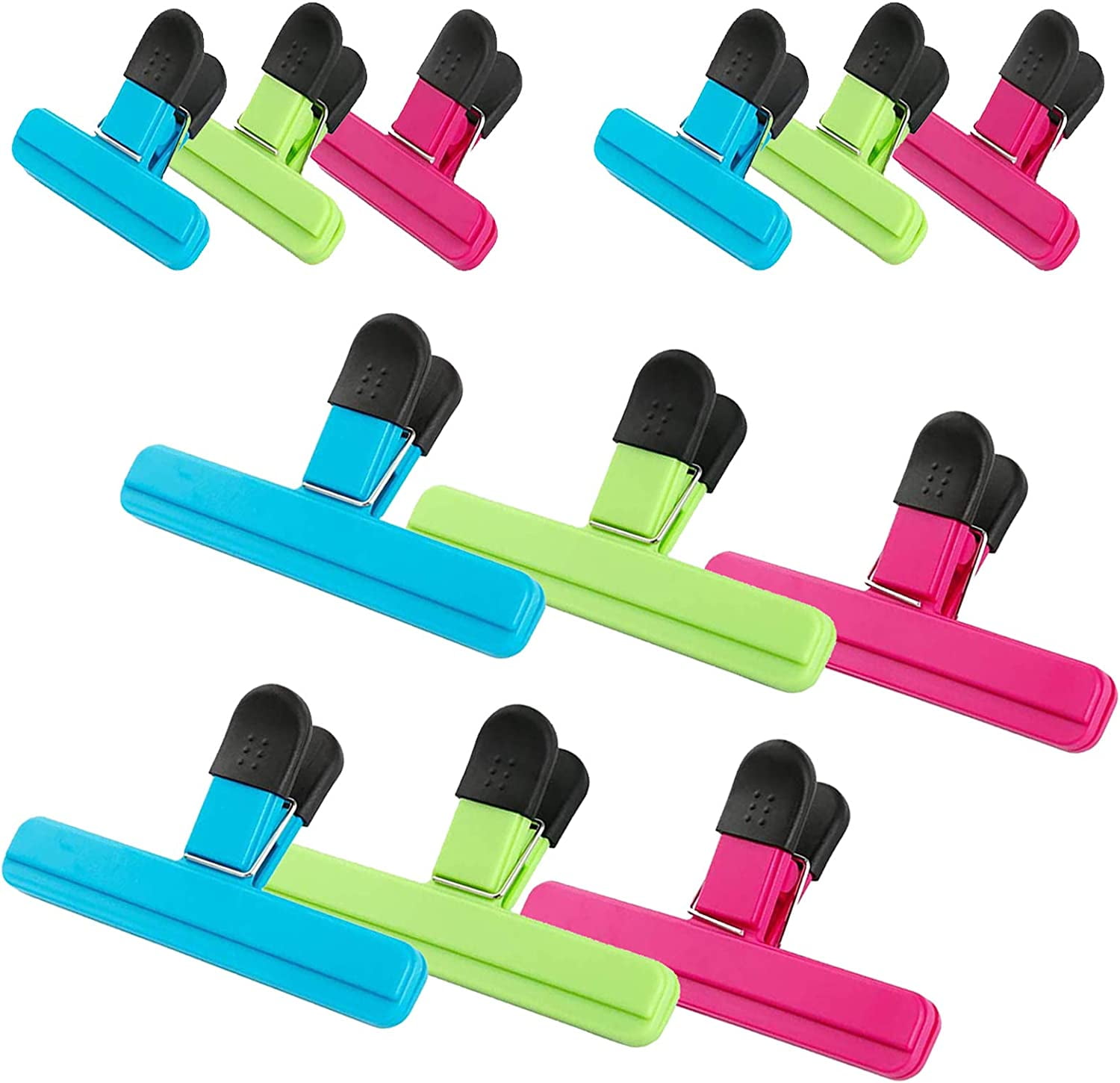 Large Chip Bag Clips Food Clips Plastic Heavy Duty Air Tight Seal Grip ...