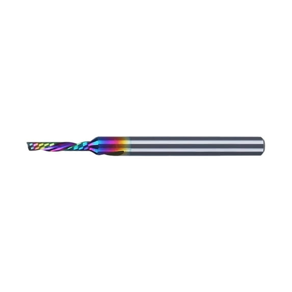 Large Chip Removal Grooving Design Single Flute Helical End Mill ...