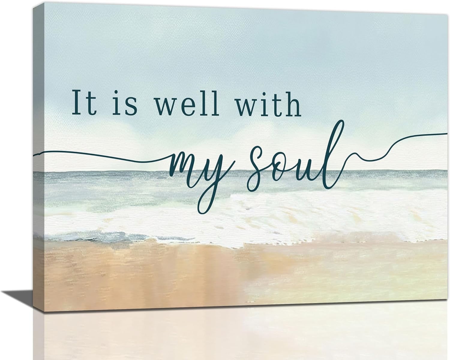 Large Christian Wall Art Bible Verse Psalm Pictures Wall Decor Be Still ...